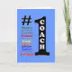 #1 Coach Card | Zazzle