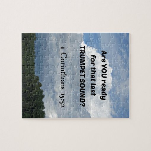 1 Cor. 15:52 - The Rapture! Jigsaw Puzzle | Zazzle