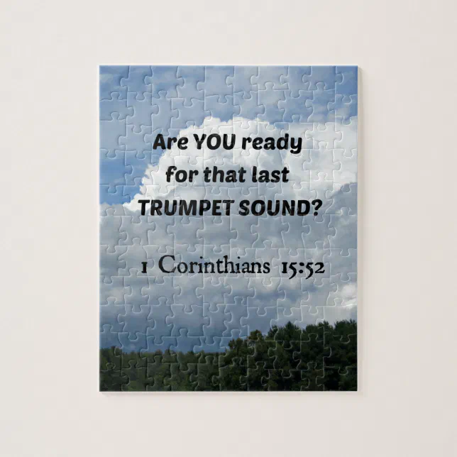 1 Cor. 15:52 - The Rapture! Jigsaw Puzzle | Zazzle