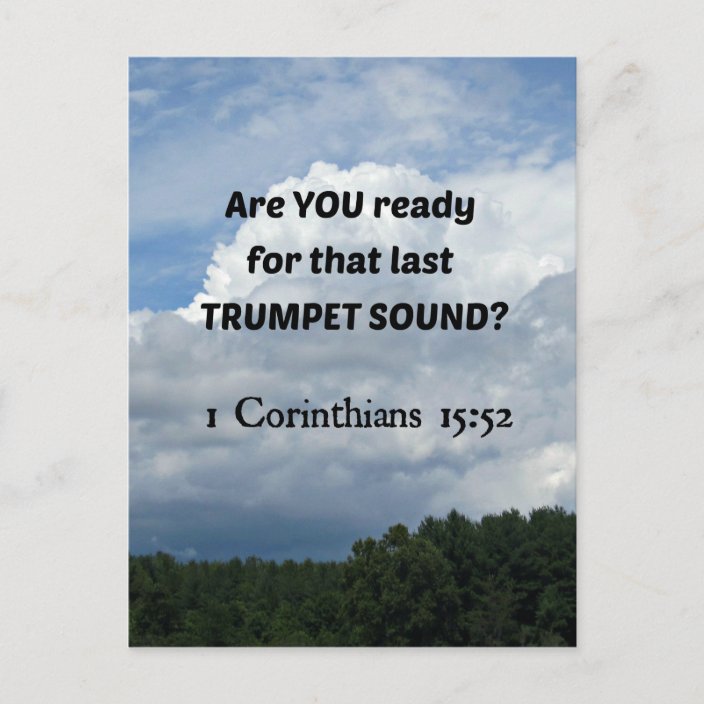 1 Cor. 15:52 - The Rapture! Postcard | Zazzle.com