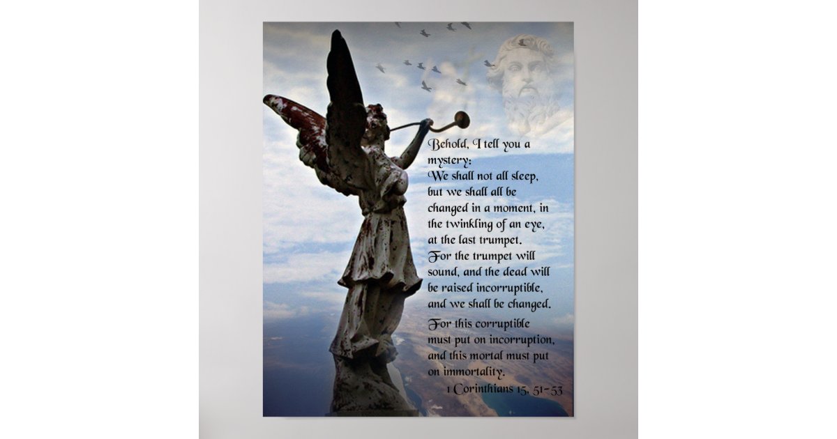 1 Corinthians 15 51 53 Poster Zazzle 1 Corinthians 15 51 53 Poster Zazzle