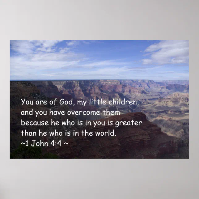 1 John 4:4 Poster | Zazzle