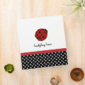 1" Personalized Ladybug Love Binder | Zazzle