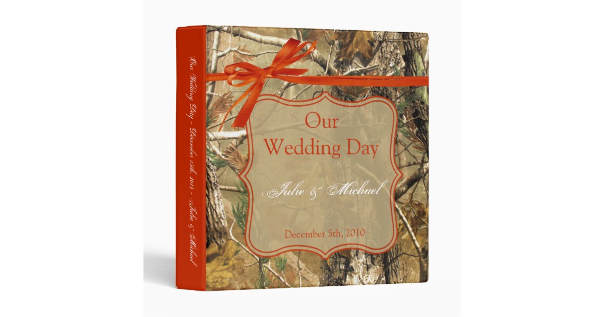 1" Photo Binder Scrapbook Hunters Camoflouge Camo | Zazzle