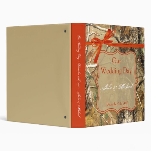 1" Photo Binder Scrapbook Hunters Camoflouge Camo | Zazzle