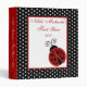 1" Photo Binder Scrapbook Red Ladybug | Zazzle