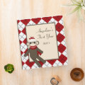 1" Photo Binder Scrapbook Red Sock Monkey | Zazzle