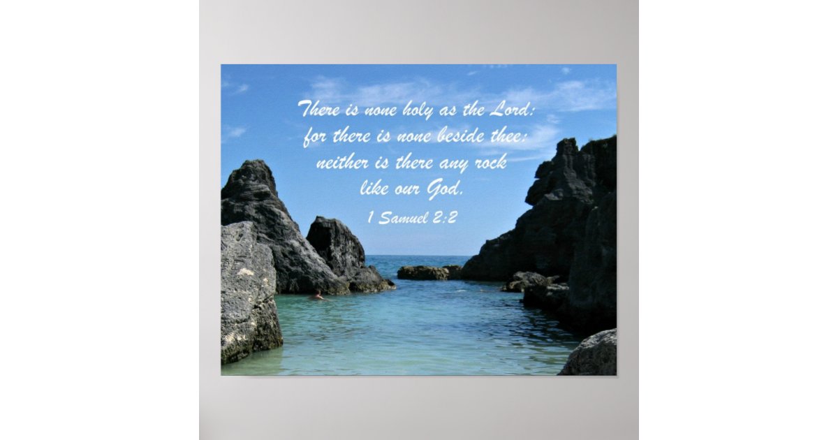 1 Samuel 2:2 Poster | Zazzle