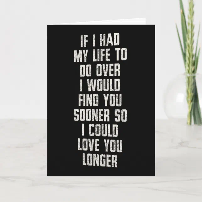 1st ANNIVERSARY WISH I'D MET YOU SOONER Card | Zazzle