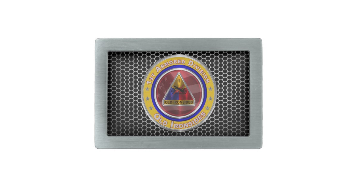 1st Armored Division Belt Buckle | Zazzle