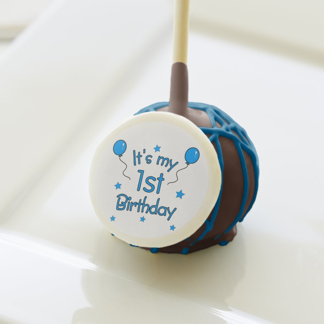 1st Birthday Cake Pops | Zazzle