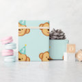 1st Birthday Cute Monkey Wrapping Paper | Zazzle