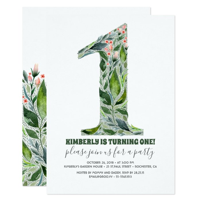 1st Birthday Party Invitation | Zazzle.com