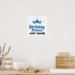 1st Birthday Prince Poster! Poster | Zazzle