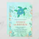 1st Birthday Turtle Under The Sea Party Invitation | Zazzle