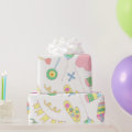 1st birthday. wrapping paper | Zazzle
