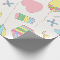 1st birthday. wrapping paper | Zazzle
