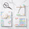 1st Birthday Wrapping Paper Sheets | Zazzle