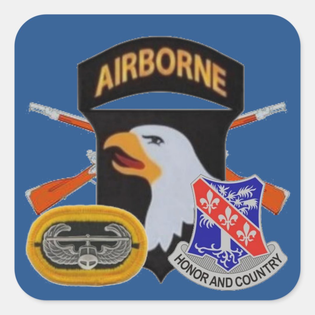 1ST BN 327TH INFANTRY 101ST AIRBORNE STICKERS | Zazzle