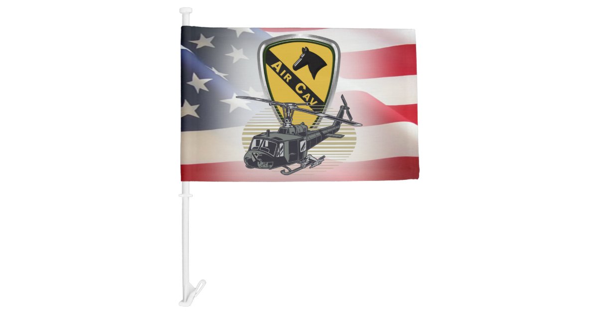1st Cavalry Division Air Cav Car Flag | Zazzle