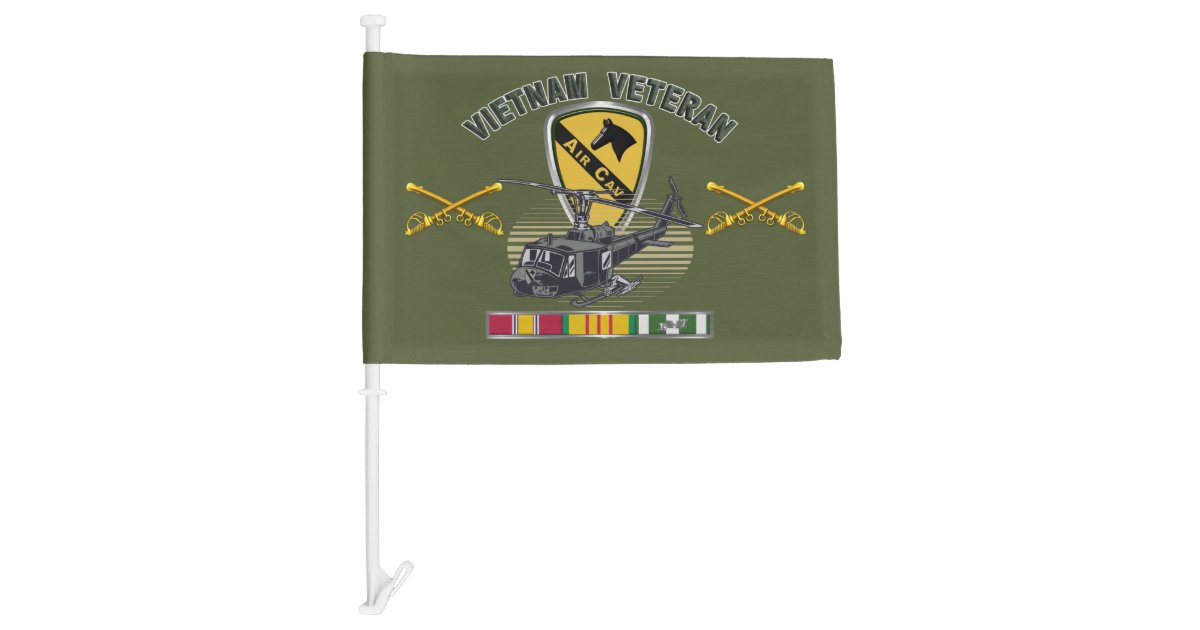1st Cavalry Division Air Cav Vietnam Car Flag | Zazzle