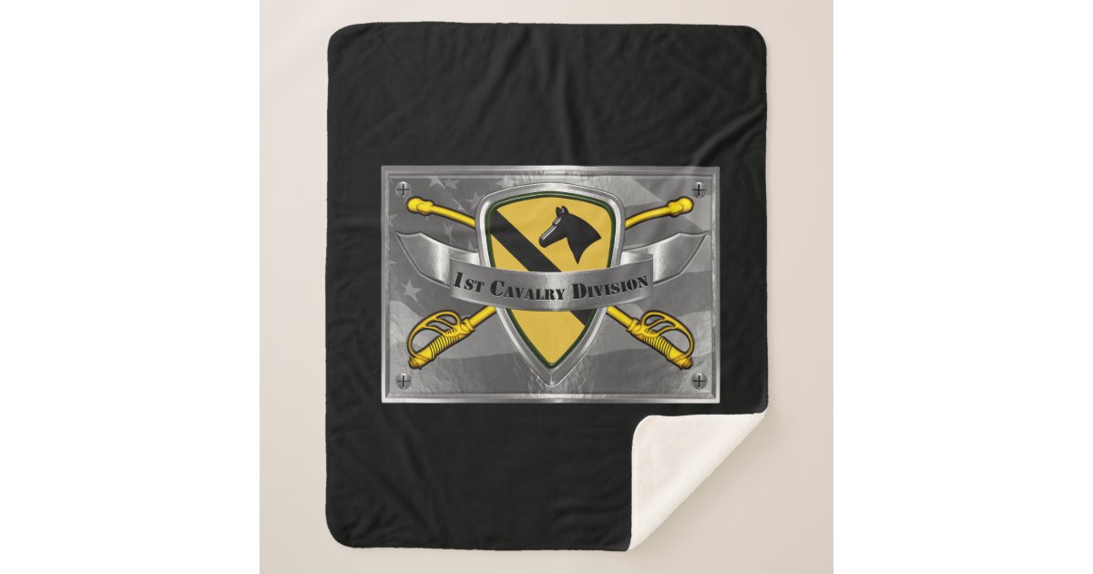 1st Cavalry Division Sherpa Blanket | Zazzle