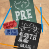 1st Day of 12th Grade, First Day of School, Senior Photo Print | Zazzle