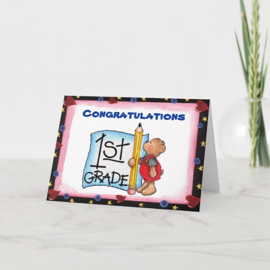 1st grade card | Zazzle.com