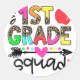 1st Grade Squad Classic Round Sticker | Zazzle