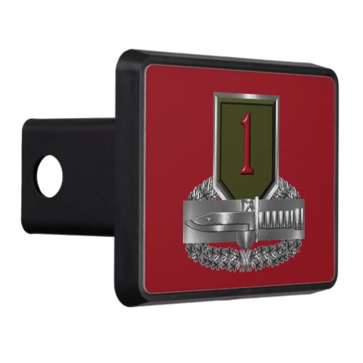 1st Infantry Division “Combat Action Badge” Hitch Cover | Zazzle