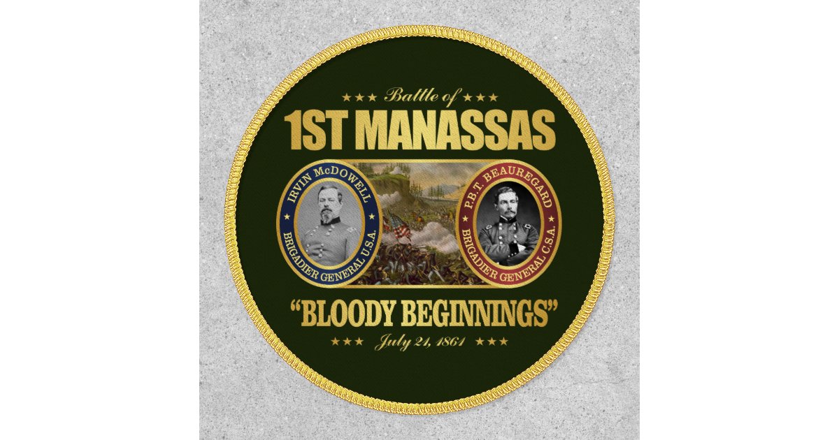 1st Manassas (FH2) Patch | Zazzle