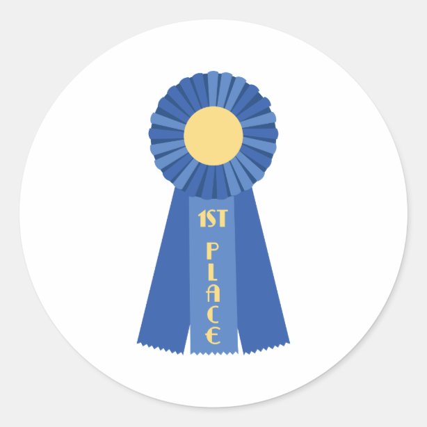 1st Place Stickers | Zazzle