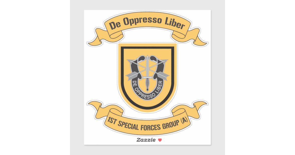 1st Special Forces Group (Airborne) 1st SFG Sticker | Zazzle