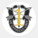 1st Special Forces Group Crest Classic Round Sticker | Zazzle