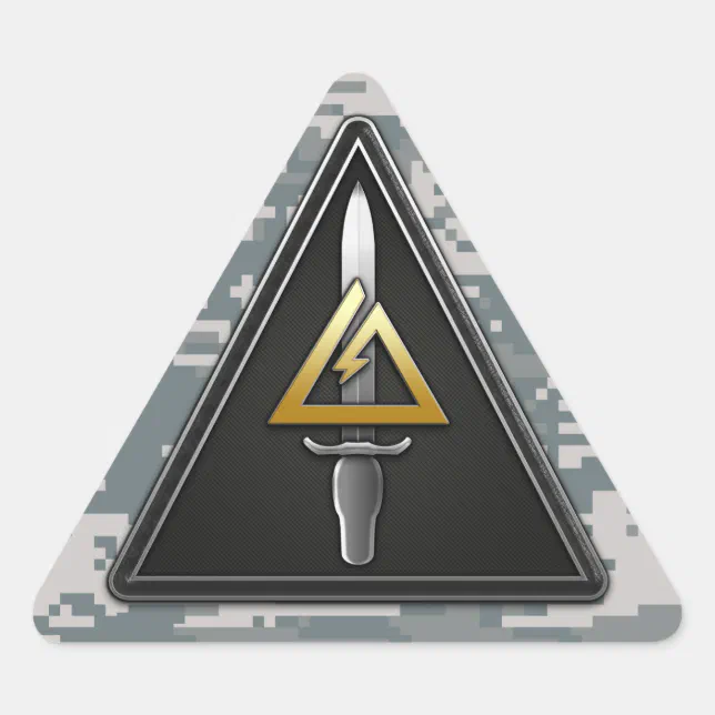 1st Special Forces Operational Detachment-Delta Triangle Sticker | Zazzle