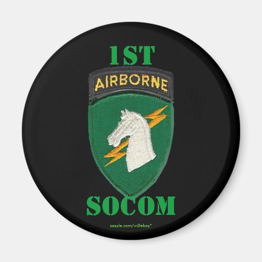 1st special operations command socom patch Magnet | Zazzle.com