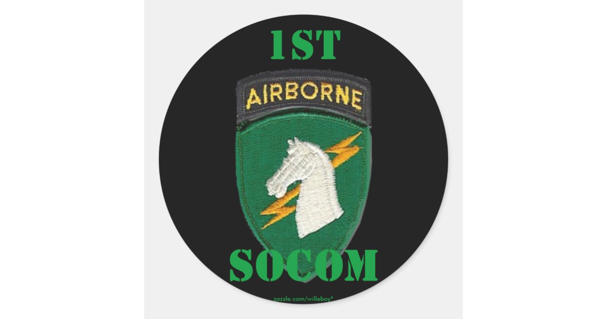 1st Special operations ops command Sticker | Zazzle
