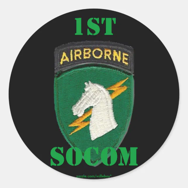 1st Special operations ops command Sticker | Zazzle
