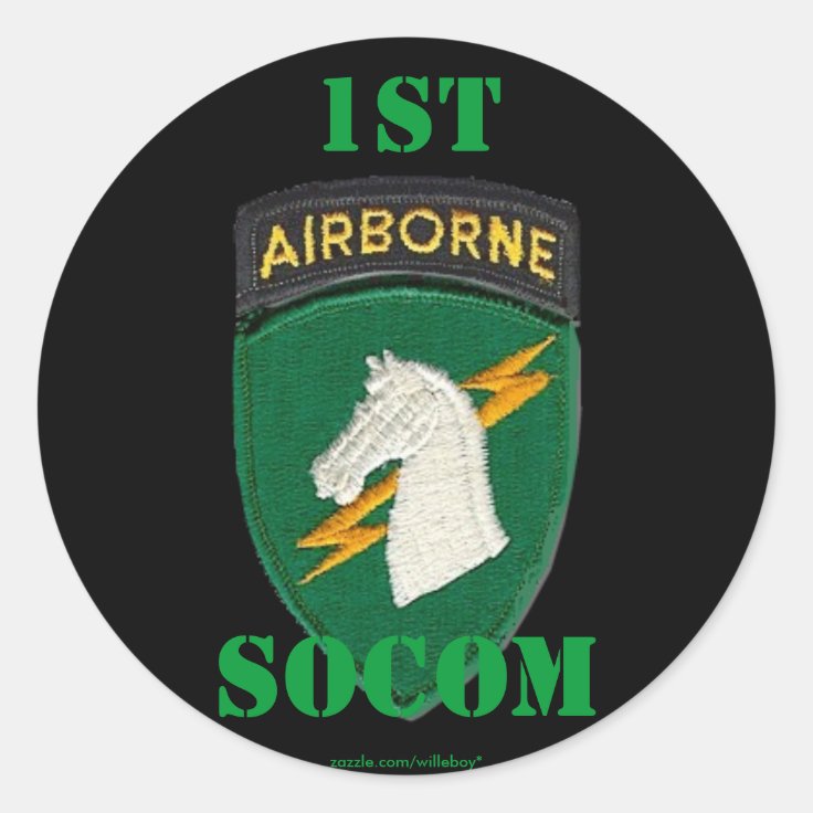 1st Special operations ops command Sticker | Zazzle