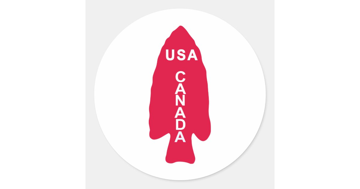 1st Special Service Force Classic Round Sticker | Zazzle