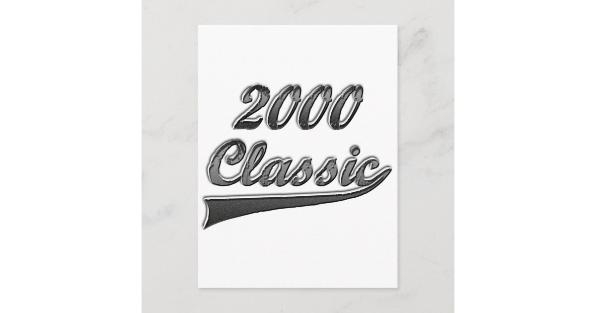 2000 Classic Postcard | Zazzle