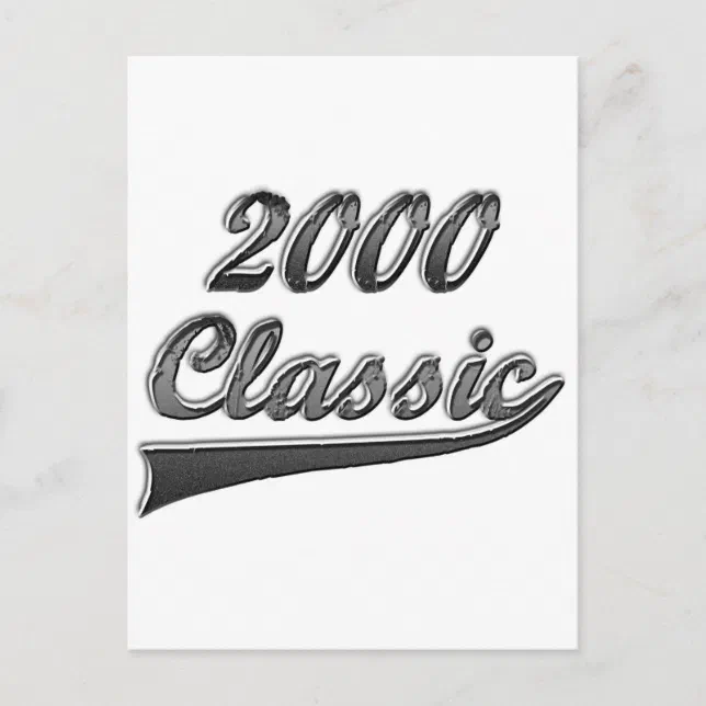 2000 Classic Postcard | Zazzle