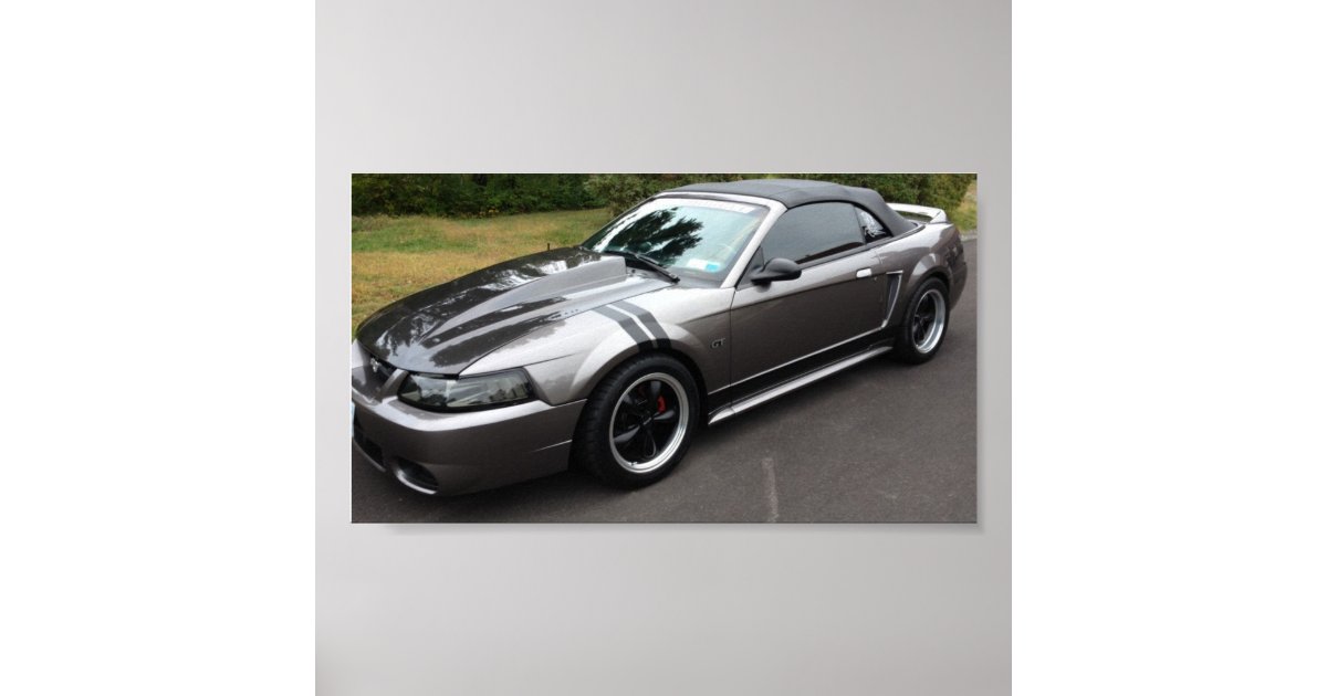 2000 mustang gt convertible poster | Zazzle