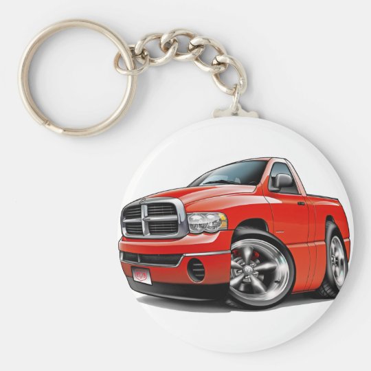 2003-08 Dodge Ram Red Truck Keychain | Zazzle.com