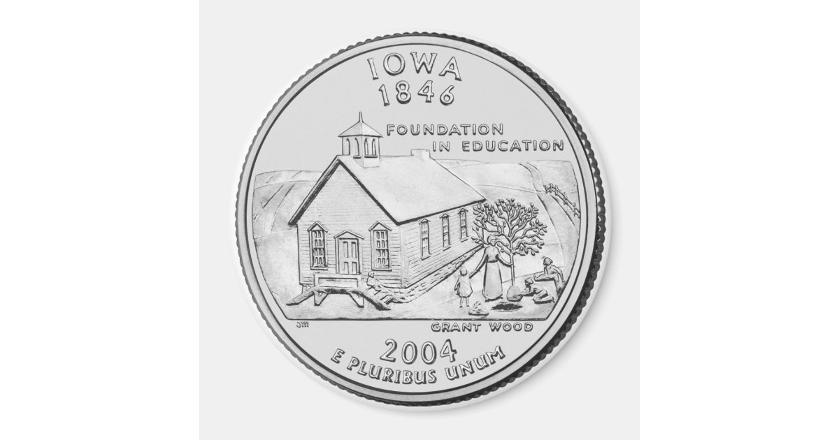 2004 Iowa State Quarter magnet | Zazzle