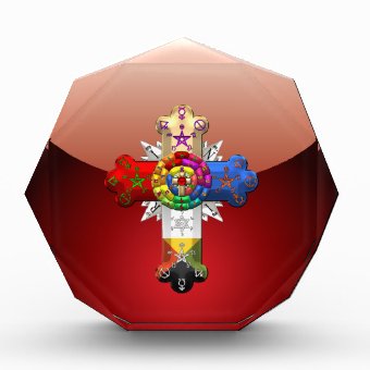 [200] Rosy Cross (Rose Croix) Acrylic Award | Zazzle