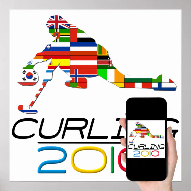 2010: Curling Poster | Zazzle
