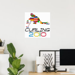 2010: Curling Poster | Zazzle