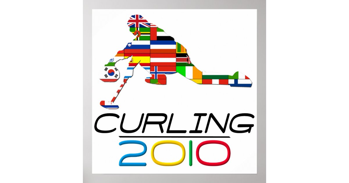 2010: Curling Poster | Zazzle