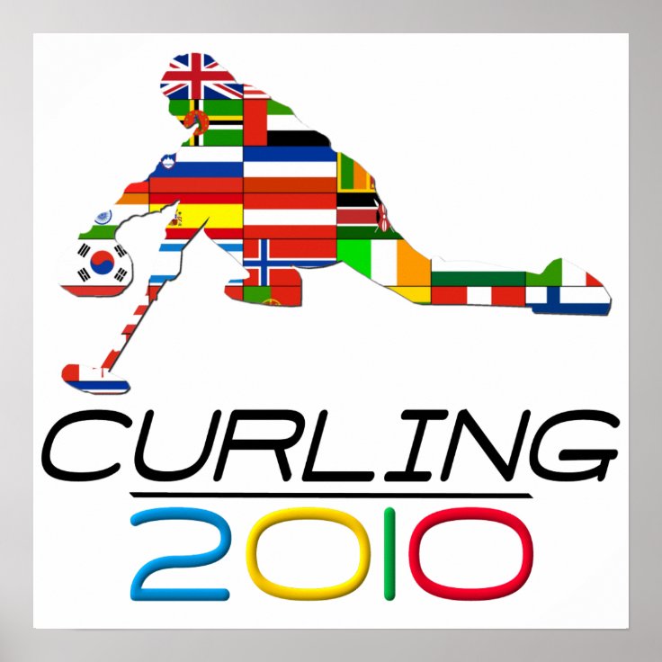 2010: Curling Poster | Zazzle